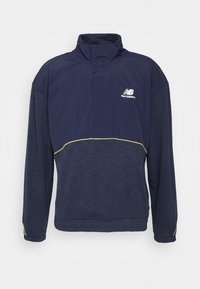 New Balance ATHLETICS JACKET - Tuulitakki - dark blue/tummansininen ...