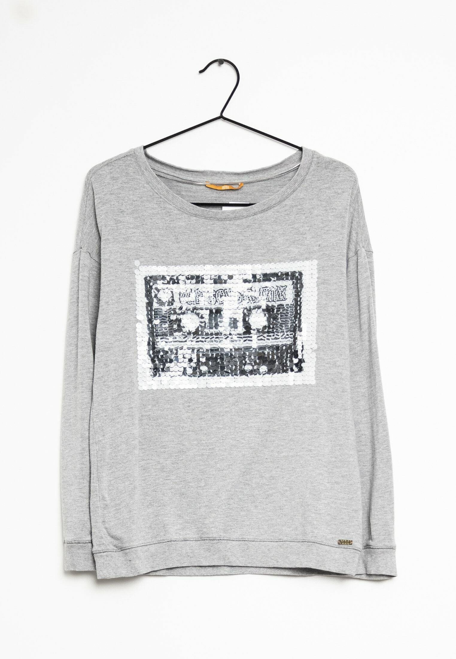 BOSS CASUAL Sweatshirt grey gris Seconde main ZALANDO.FR