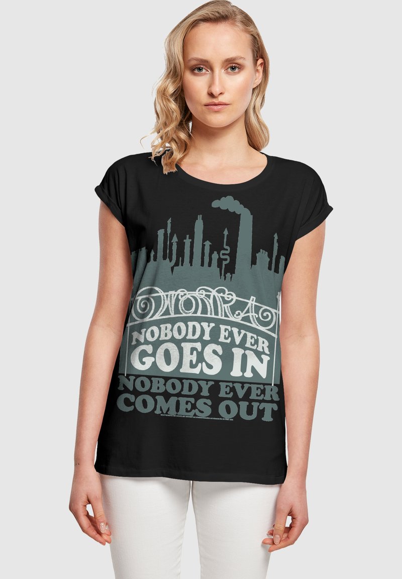 ABSOLUTE CULT WILLY WONKA - NOBODY GOES IN - Print T-shirt - black ...