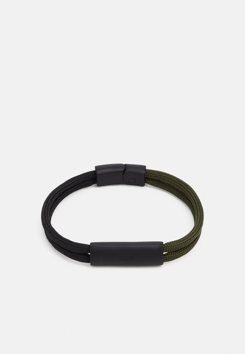 DKNY COLOR FLEX UNISEX - Armband - black/green/dunkelgrün - Zalando.de