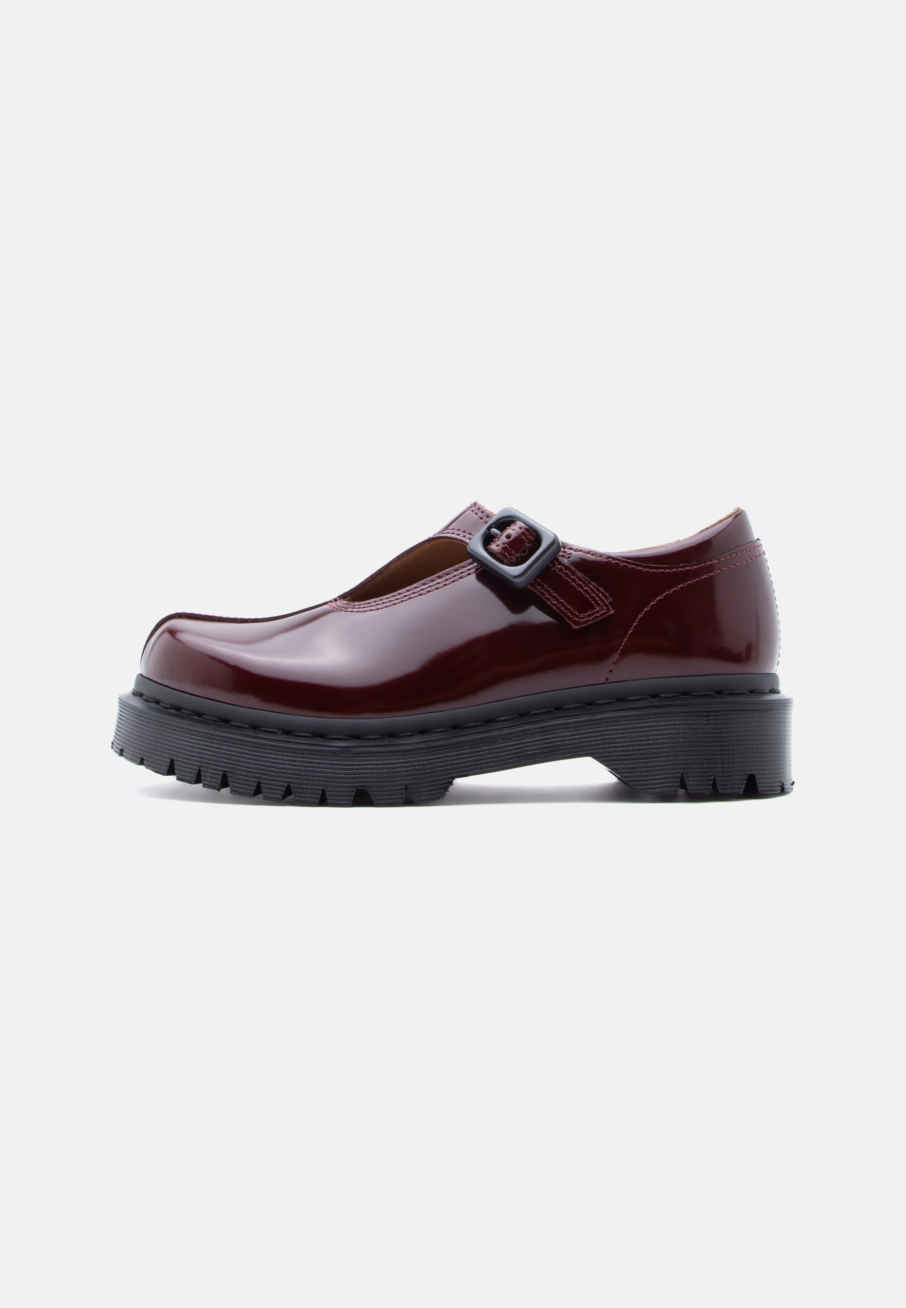 Dr. Martens REJENA MARY JANE SHOE - Slipper - cherry red/dunkelrot ...
