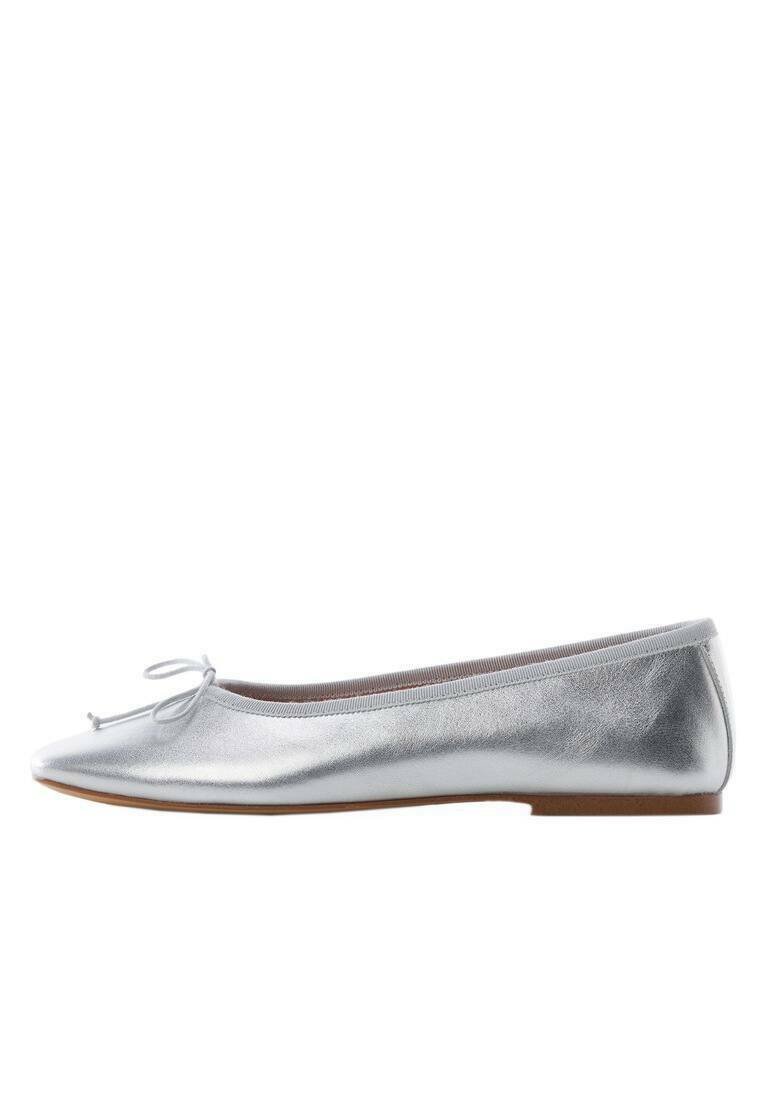 Mango PASO - Ballet pumps - silber/silver-coloured - Zalando.ie
