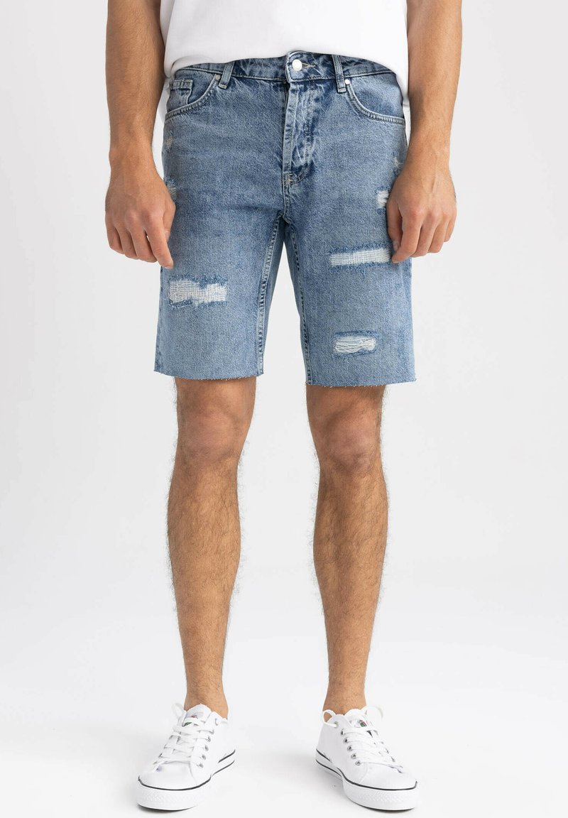 Defacto Jeans Shorts Blue Blue Denim Zalando De