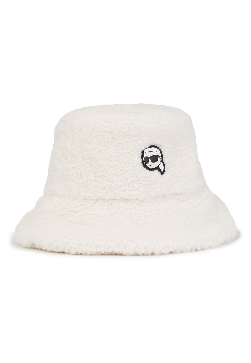 KARL LAGERFELD IKON SHEARLING BUCKET - Hut - off white/offwhite ...