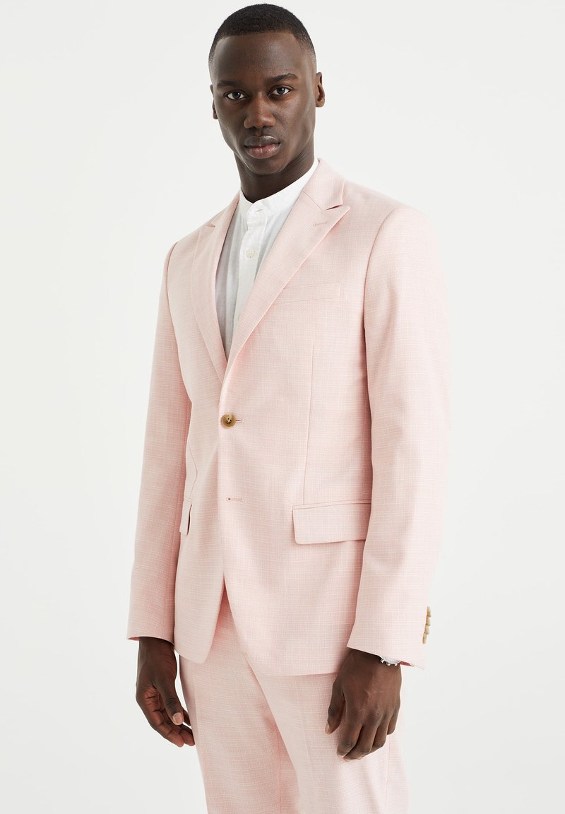 WE Fashion MET DESSIN - Sacou - pink/lila marmorat - Zalando.ro