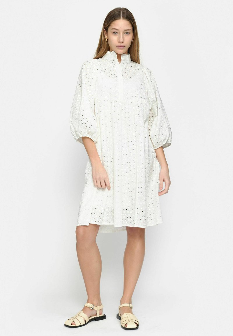 Soft Rebels SRMARINE - Day dress - snow white/white - Zalando.ie