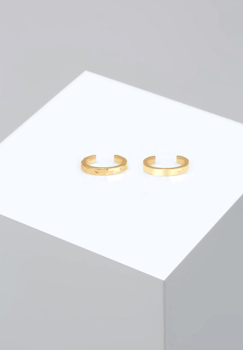 Elli 2 PACK EARCUFF BASIC - Ohrringe - gold-coloured/goldfarben - Zalando.de