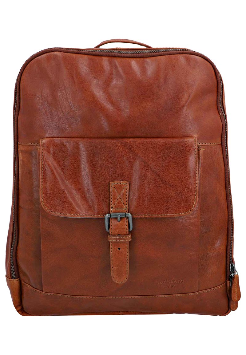 Gusti Leder Rucksack - honey brown/brown - Zalando.ie
