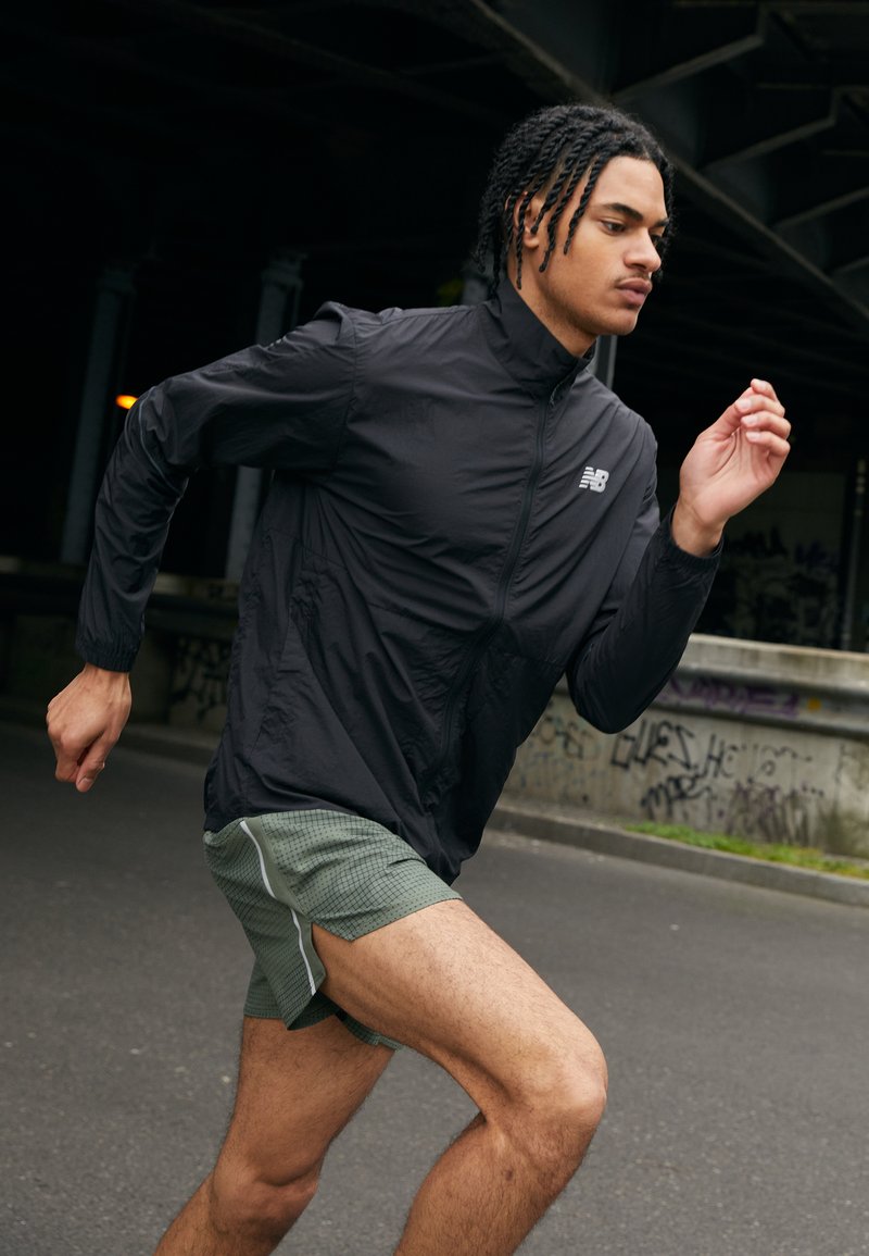 New Balance IMPACT RUN JACKET - Running jacket - black - Zalando.de