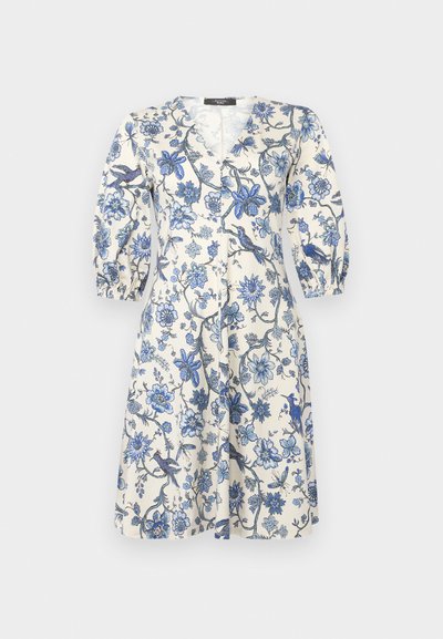 Polo Ralph Lauren DAGANI SHORT SLEEVE DAY DRESS - Vardagsklänning - mint floral/flerfärgad ...