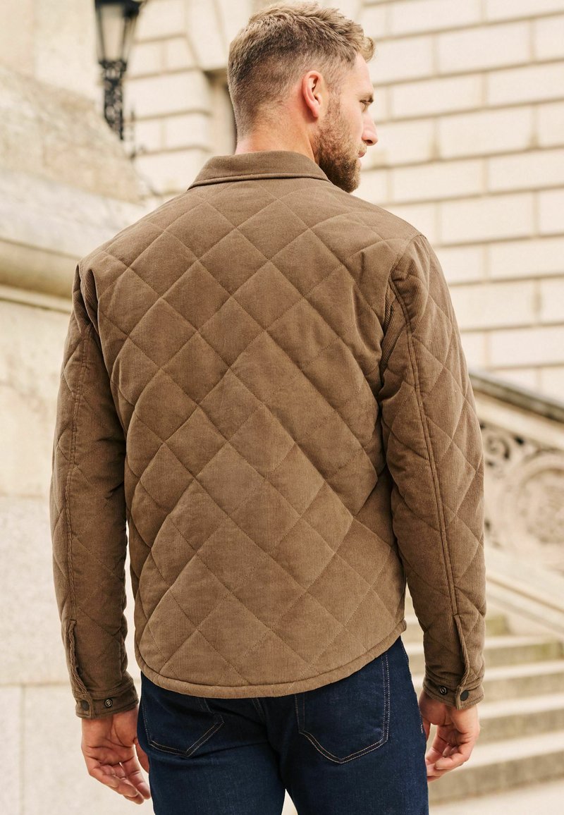 Next DIAMOND QUILT COLLARED - Übergangsjacke - neutral/beige - Zalando.at