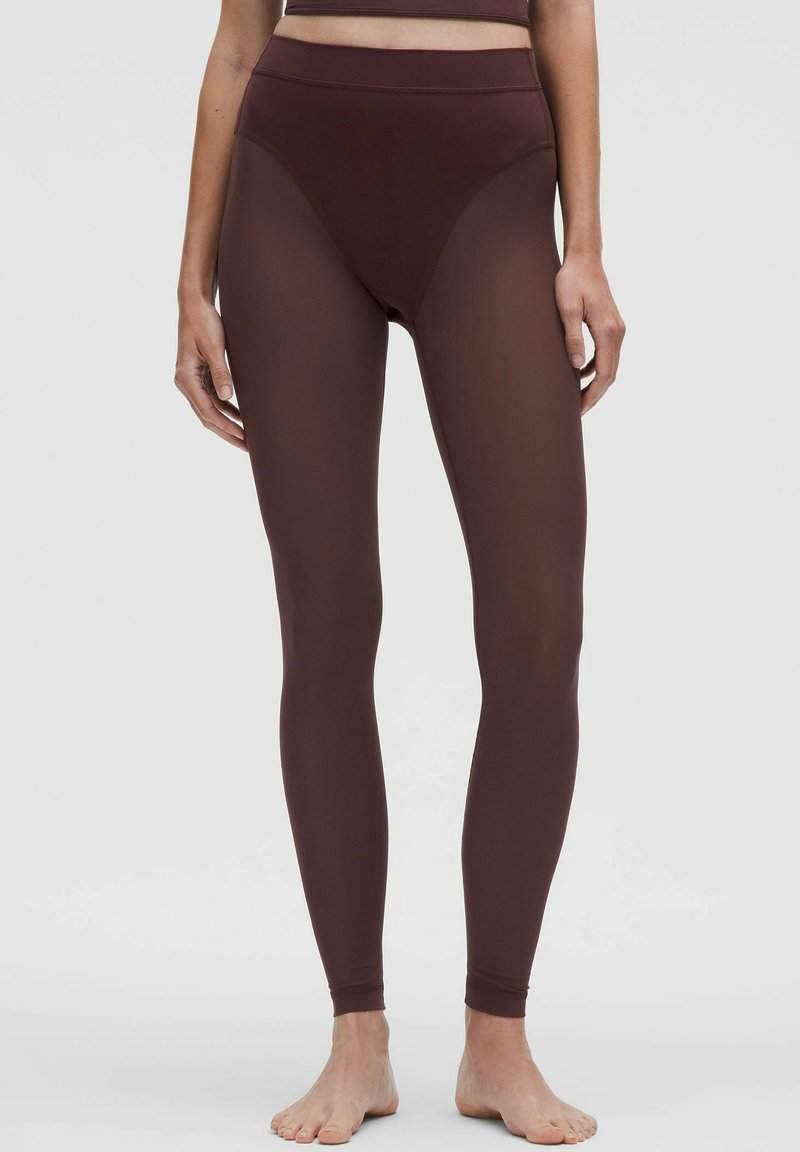 lululemon NULU HIGH-RISE - LEG 28 - Tights - goodnight plum/lila - Zalando