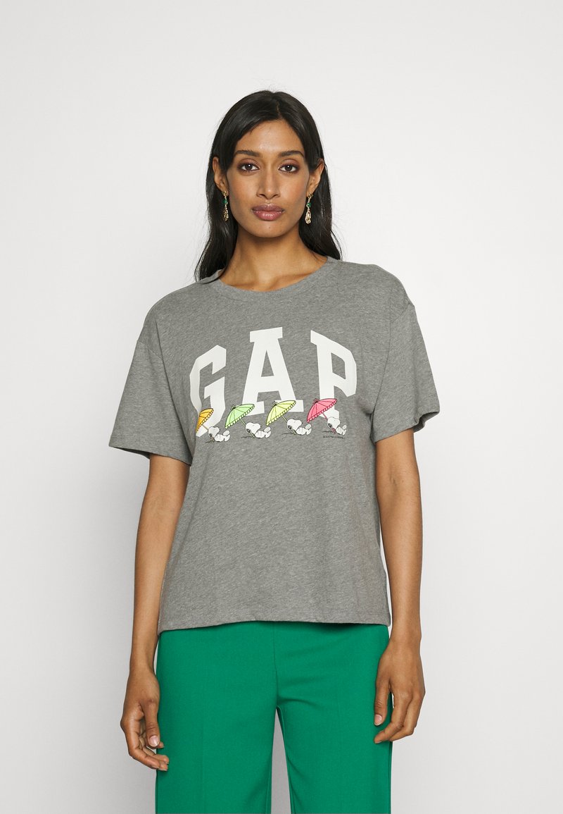 GAP T-Shirt print - light grey/hellgrau - Zalando.ch