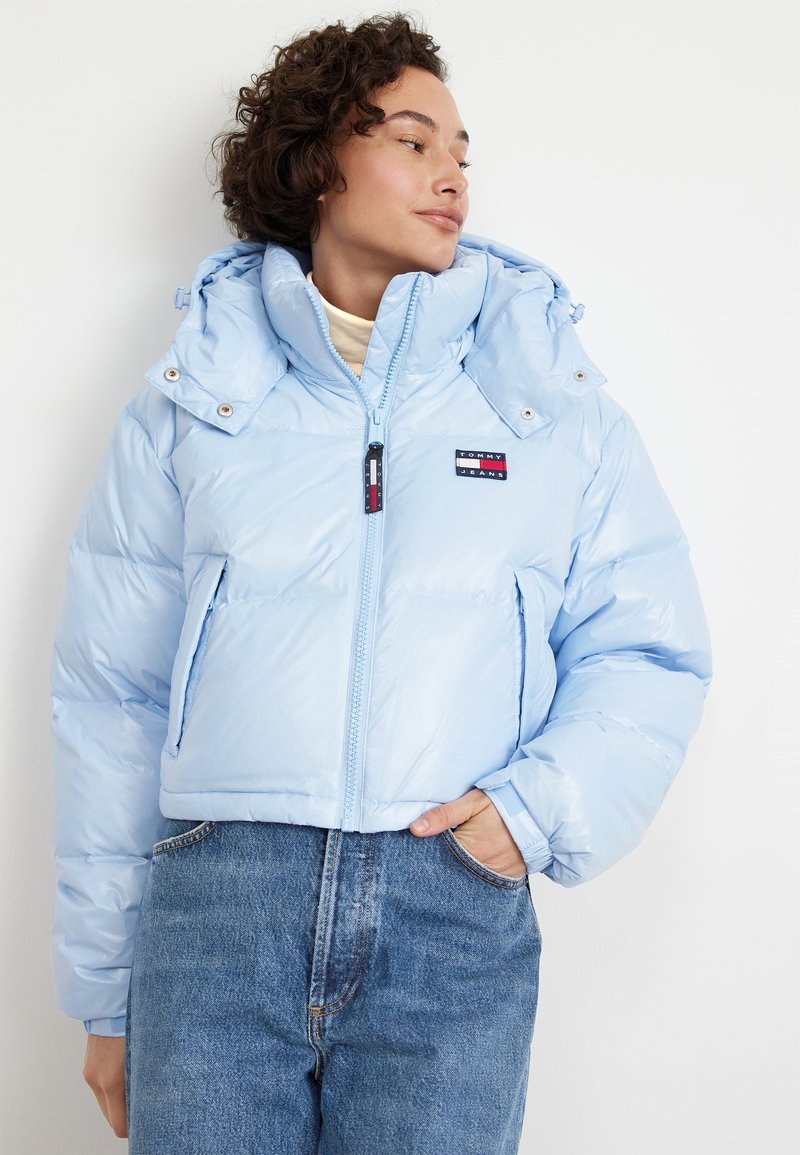 Tommy Jeans ALASKA PUFFER - Gewatteerde jas - chambray blue/lichtblauw ...