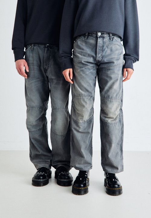 Jaded London LIGHT GREY WASHED RAZOR - Relaxed fit -farkut - light grey ...