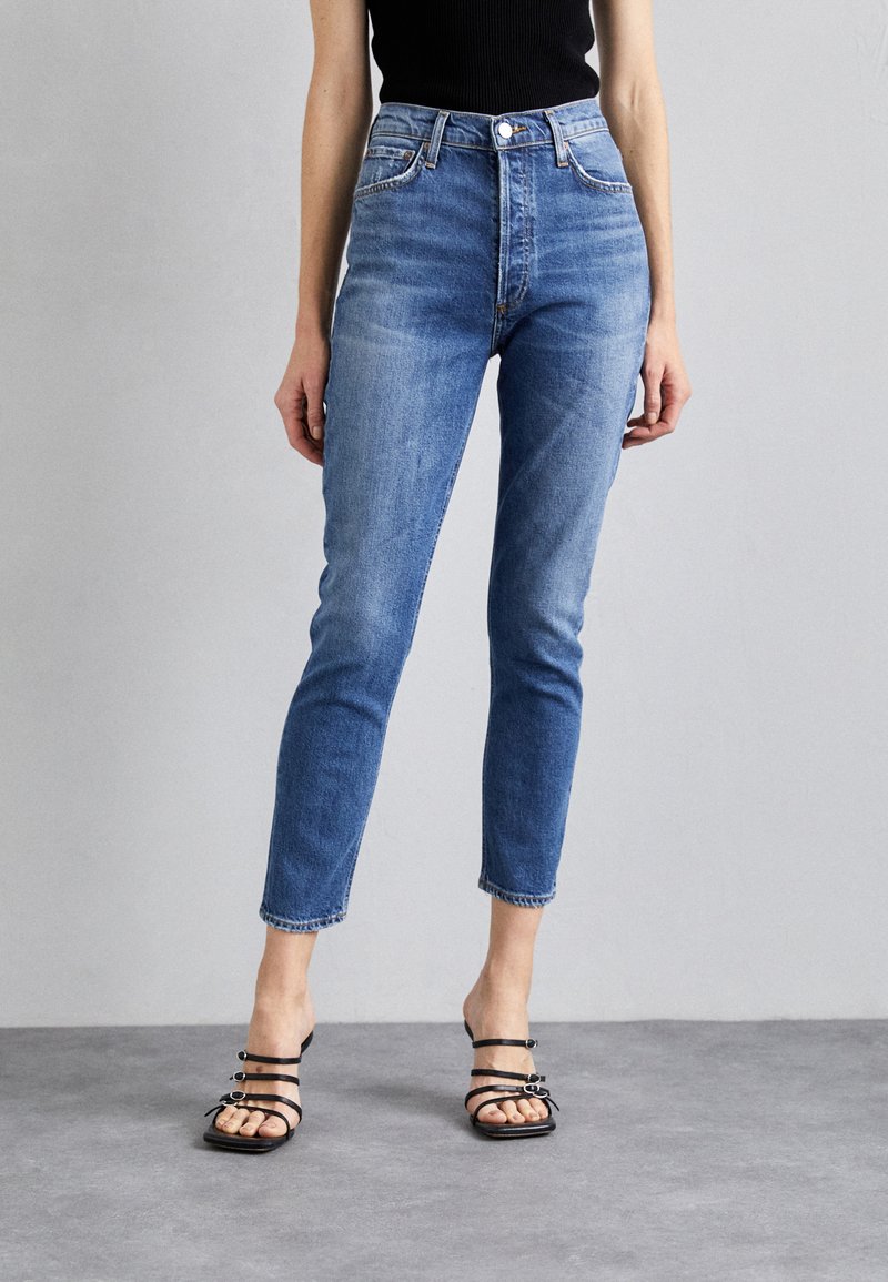 Agolde NICO - Jeans Slim Fit - medium marble indigo/bluedenim - Zalando.dk