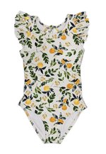 Almaazur RUFFLED ONE-PIECE MARIE - Badeanzug - white/weiß - Zalando.de