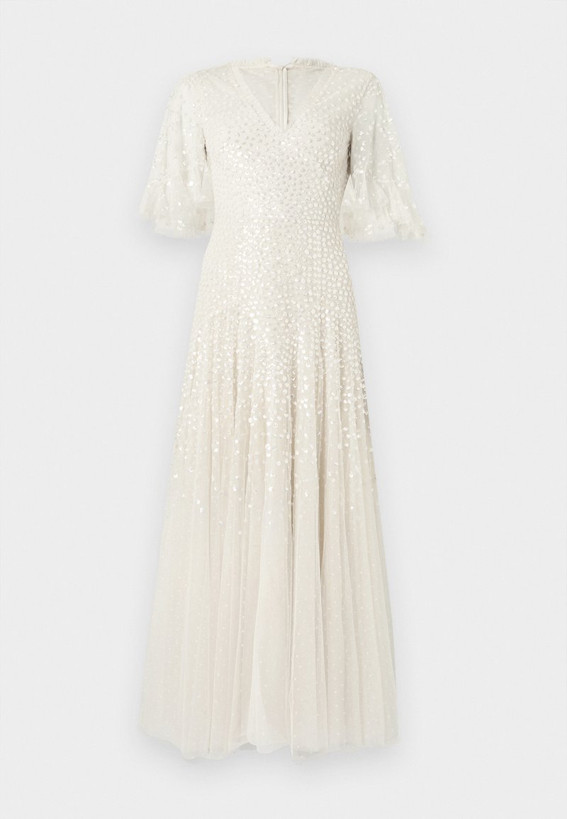 Needle & Thread DAPPLED SEQUIN CAPE ANKLE GOWN - Occasion wear - cream ...