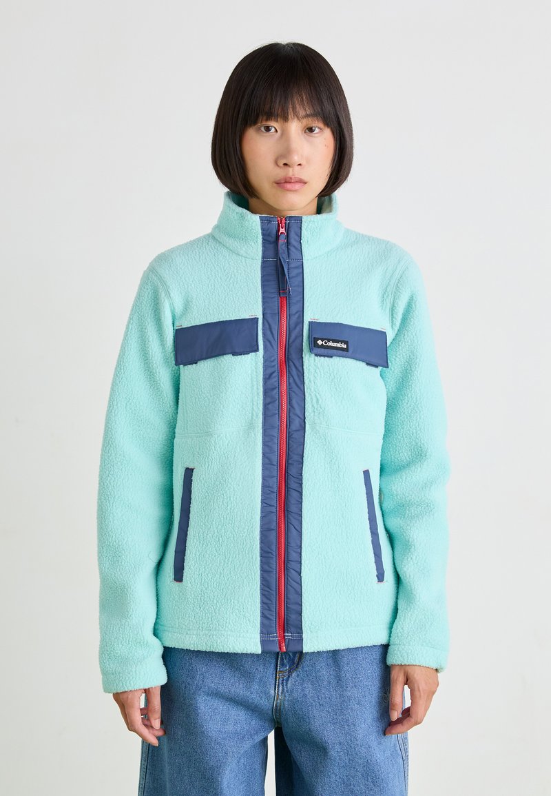 Columbia JUNIPER PEAK™ FULL ZIP - Fleece jacket - spray/dark mountain ...