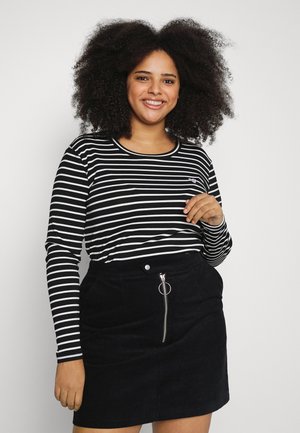 Levi's® Plus BABY TEE - Topper langermet - ecru/black/hvit - Zalando.no