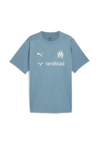 Puma OLYMPIQUE DE MARSEILLE - Maillot de foot - bold blue putty/bleu ...