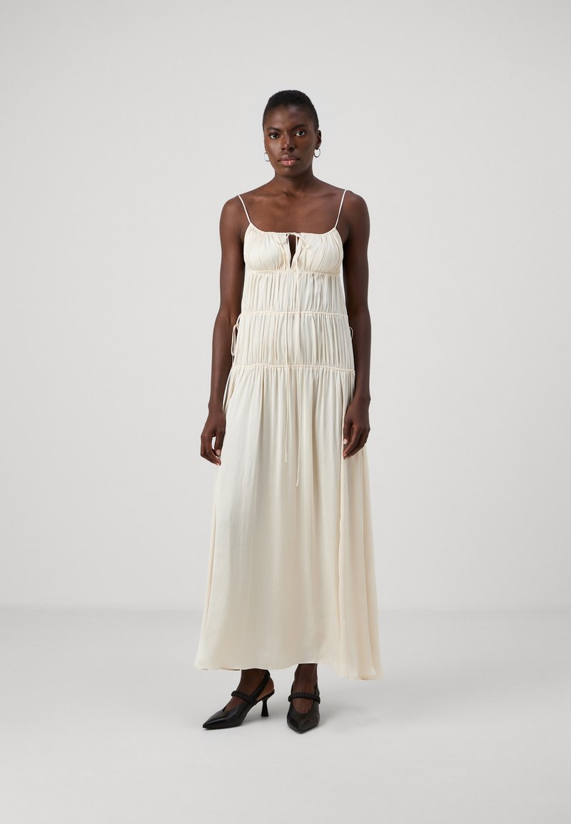 Bec + Bridge DELPHI GATHERED DRESS - Maxi dress - ivory/white - Zalando