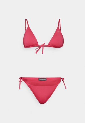 Emporio Armani CUPS TRIANGLE AND STRING BRAZILIAN SET - Bikini - nero ...