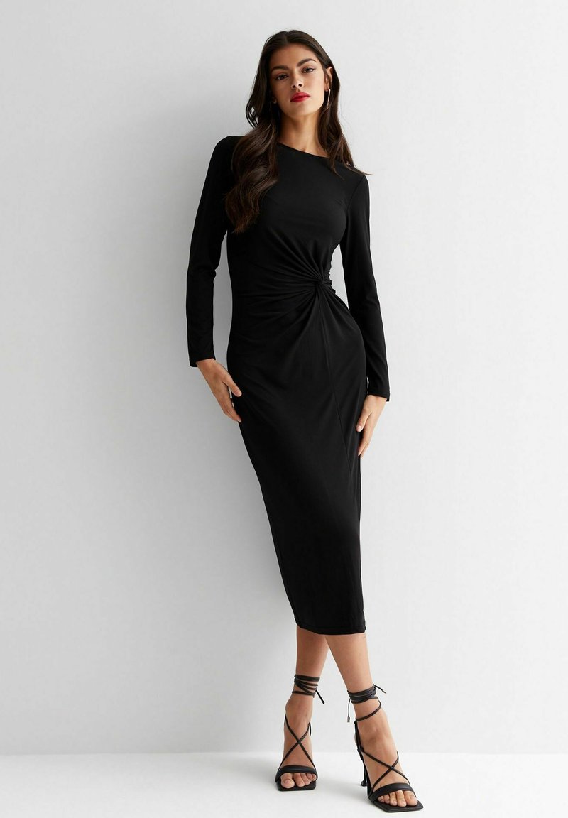New Look TWIST WAIST - Robe fourreau - black/noir - ZALANDO.FR