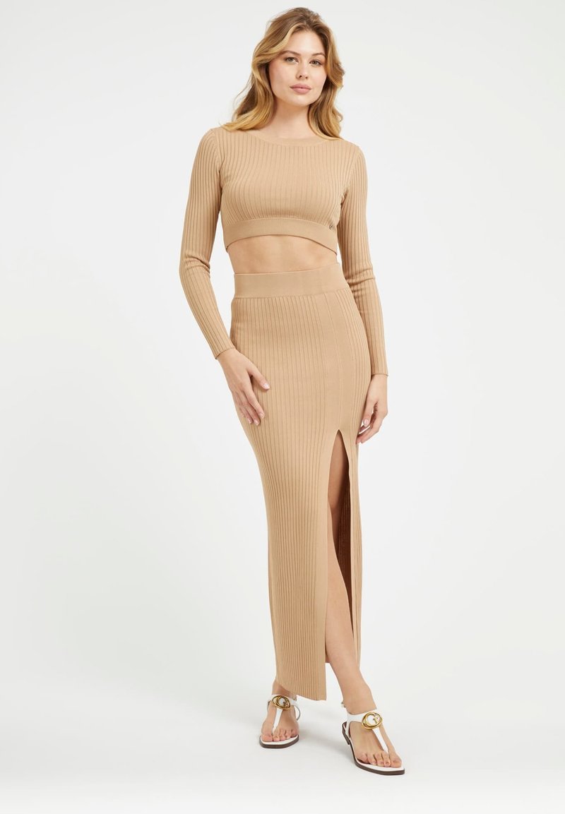 Guess CON CUT-OUT - Jumper - beige - Zalando.ie