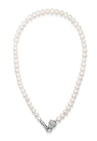 Nialaya PANTHER HEAD - Halskæder - white/hvid - Zalando.dk