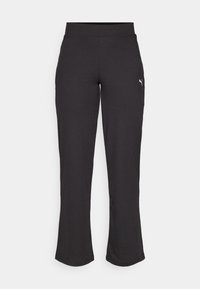 Puma ELEVATED HIGH WAIST STRAIGHT LEG PANT - Tracksuit bottoms - black ...