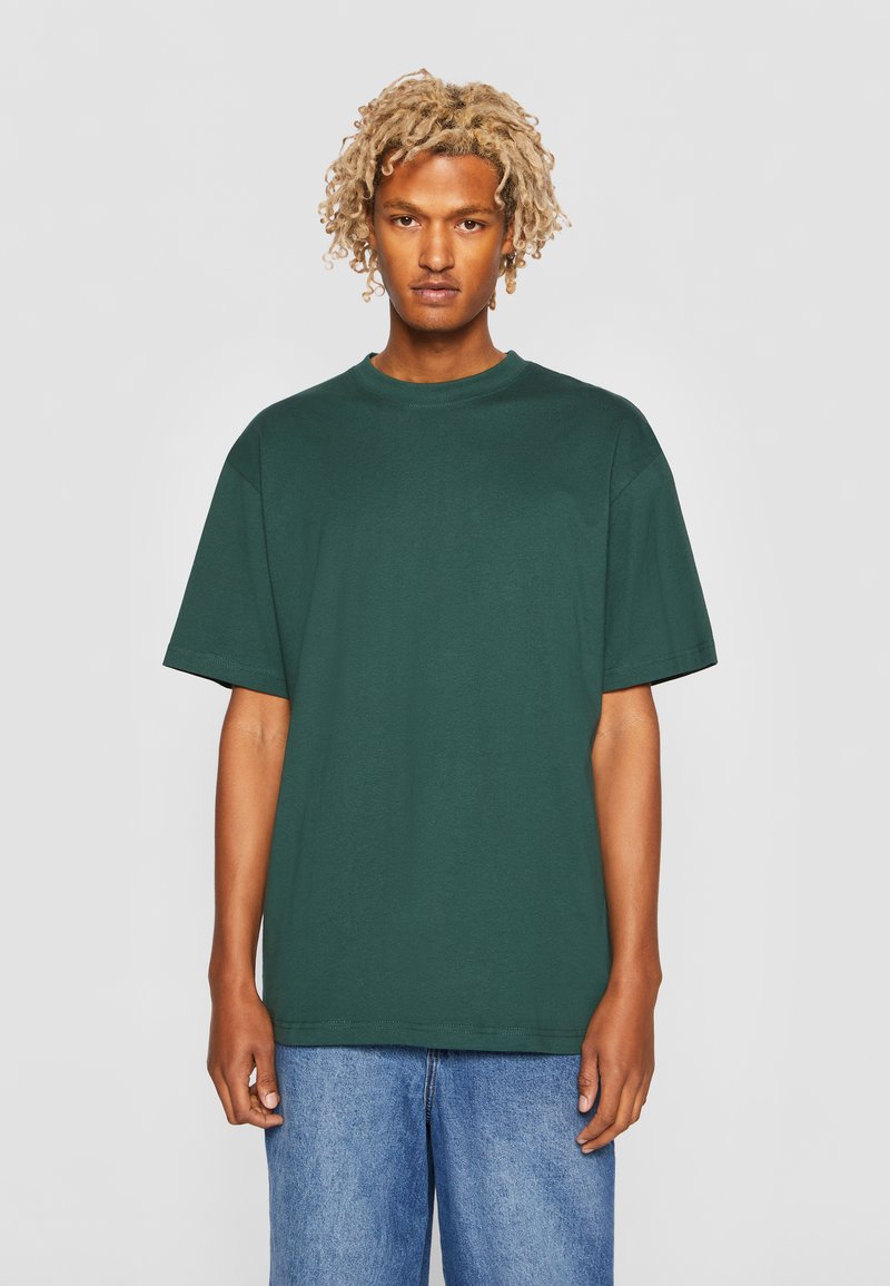 Urban Classics TALL TEE - T-shirt basic - bottlegreen/donkergroen ...
