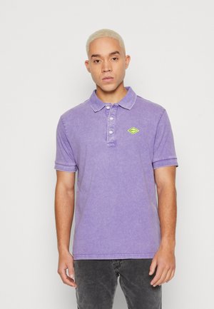 Replay KURZARM MIT POLOKRAGEN UND KNOPFLE - Polo - violet - ZALANDO.FR