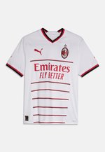 Puma AC MILAN AWAY REPLICA JR UNISEX - Club wear - white/tango red ...