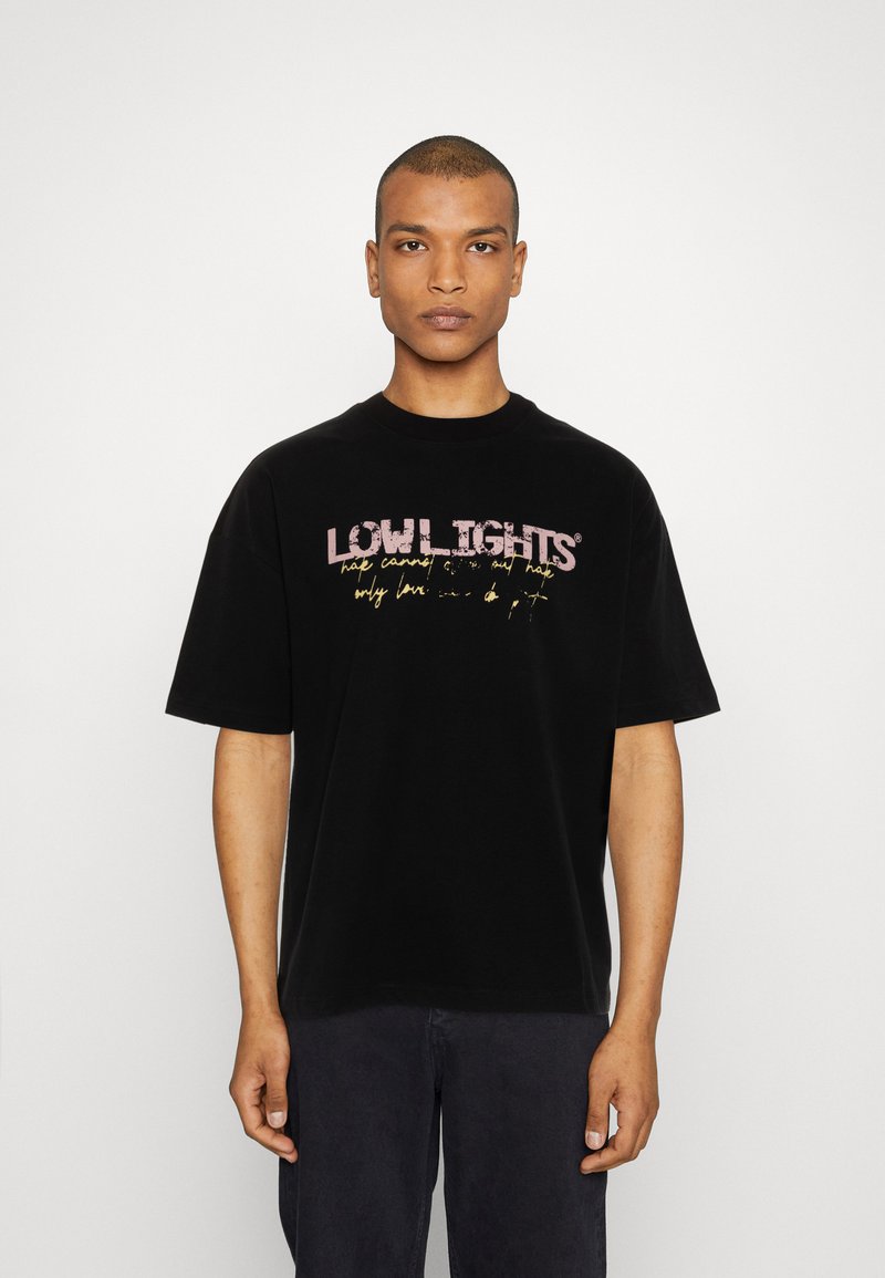 LOW LIGHTS STUDIOS® TEE UNISEX - Print T-shirt - black - Zalando.co.uk