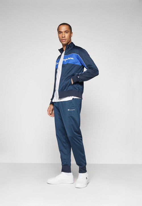 Champion NEW YORK YANKEES TRACKSUIT - Survêtement - black/white/noir ...