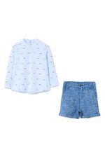 OVS SET WITH CARS - Shorts - blue light blue/blauw - Zalando.nl