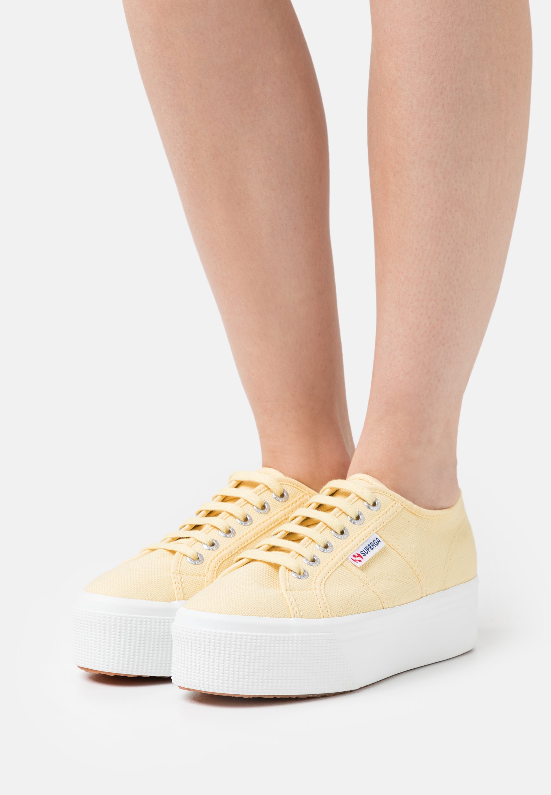 Superga 2790 PLATFORM Zapatillas Beige/amarillo | atelier-yuwa.ciao.jp