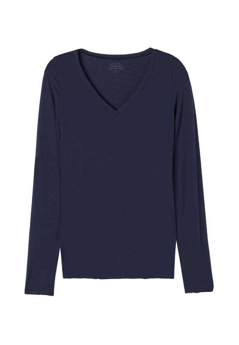 Intimissimi ULTRALIGHT - Langærmet T-shirt - intense blue/mørkeblå ...