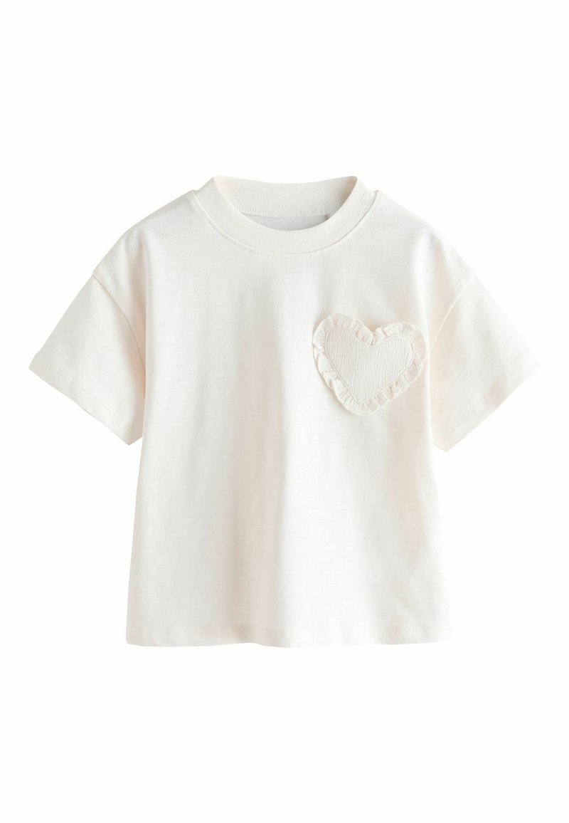 Next REGULAR FIT - SHORT SLEEVE POCKET - Print T-shirt - white/beige ...