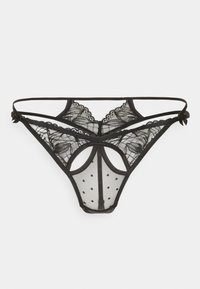 Hunkemöller LULU HL STRING - Tango nohavičky - black/čierna - Zalando.sk