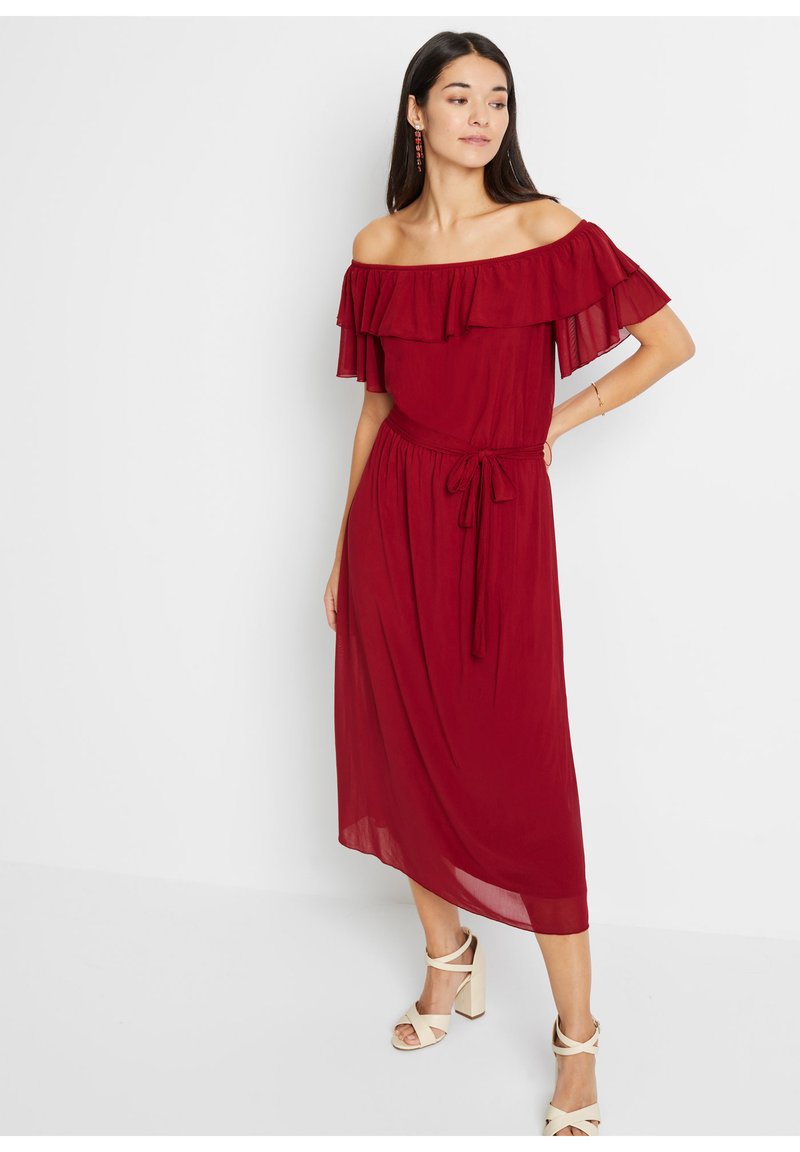 bonprix Freizeitkleid - red/dunkelrot - Zalando.ch