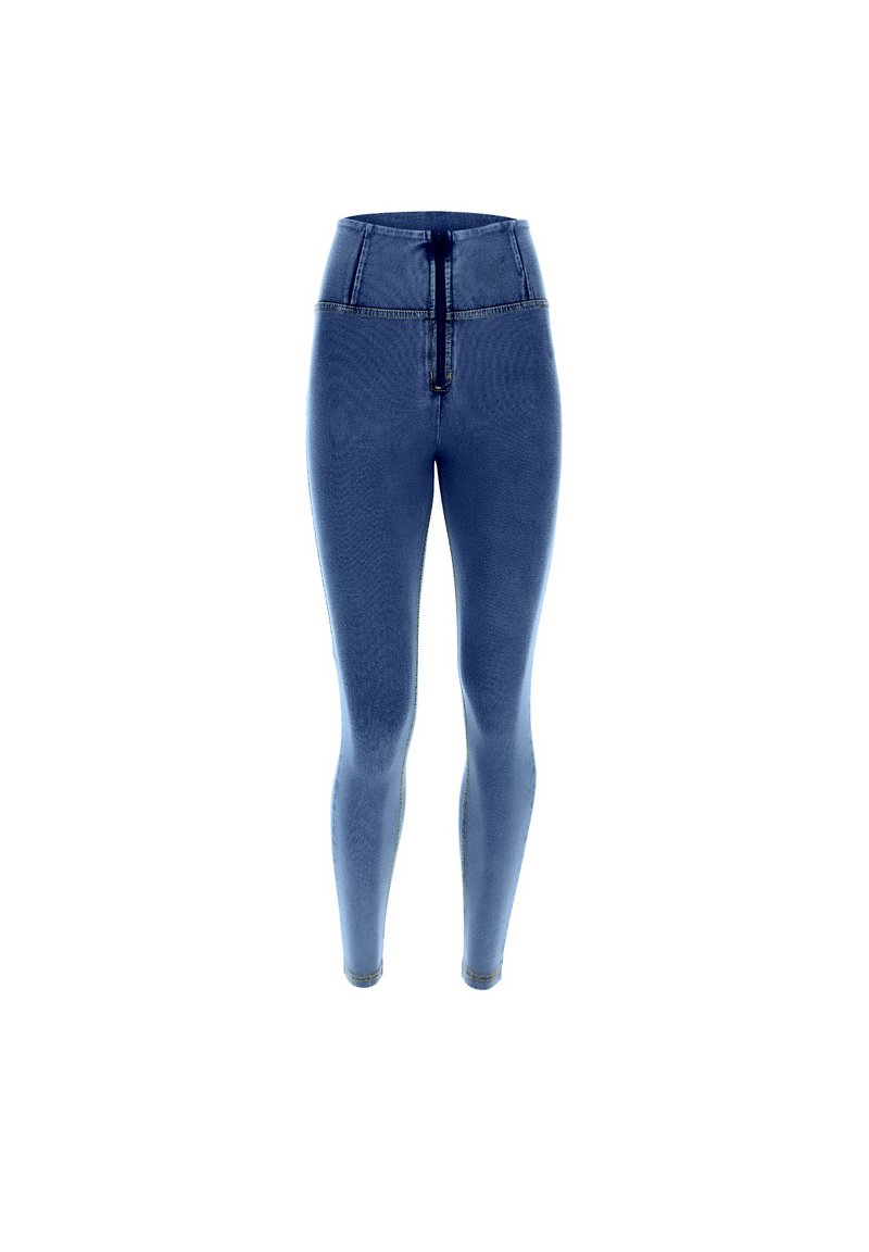 Freddy PUSH UP WR.UP® SUPERSKINNY VITA ALTA CON Z - Tygbyxor - denim ...