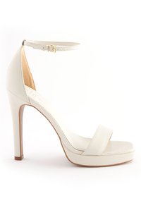 Next SIGNATURE LEATHER PLATFORM SANDALS - Plateausandalette - bone ...