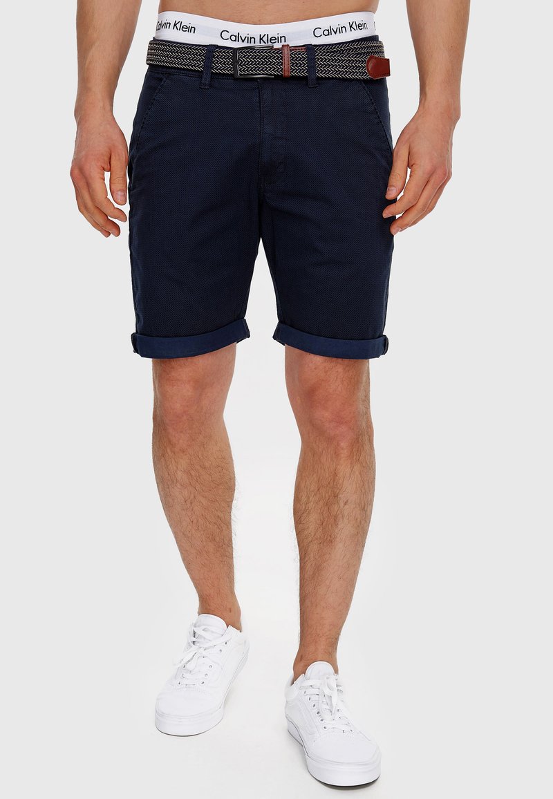 INDICODE JEANS Shorts - navy/mörkblå - Zalando.se