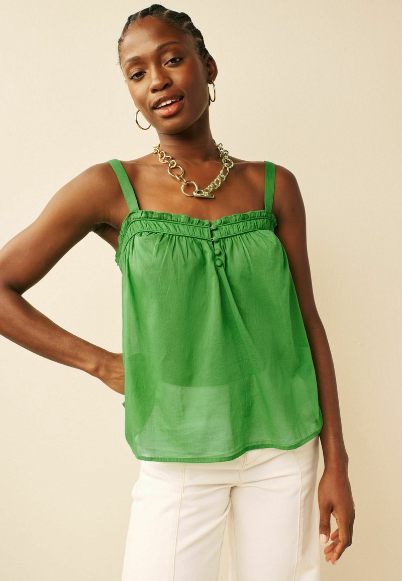 Next SLEEVELESS CAMI TOP - Top - bright green/grün - Zalando.ch