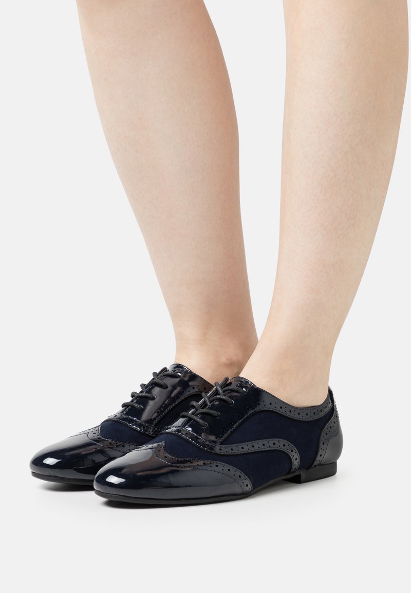 Anna Field Snörskor - dark blue/mörkblå - Zalando.se