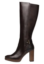 NeroGiardini Kozačky na vysokém podpatku - moro/tmavě hnědá - Zalando.cz