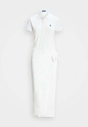 Polo Ralph Lauren SHORT SLEEVE DAY DRESS - Maxi-jurk - blue floral/blauw - Zalando.nl