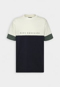 Mads Nørgaard COMBED MAGNUS BLOCK TEE - T-shirt imprimé - deep well ...